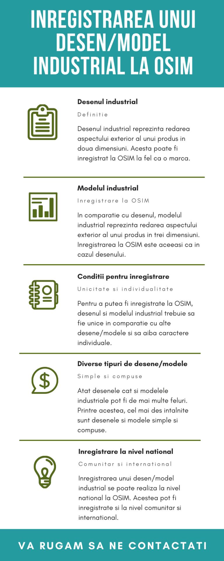 Inregistrare desene/ modele industriale